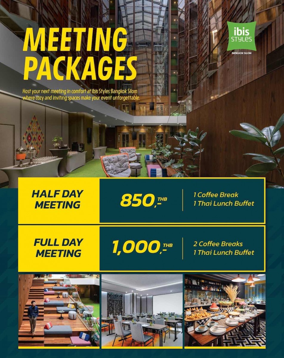 Ibis Styles Bangkok Silom - Meeting Packages